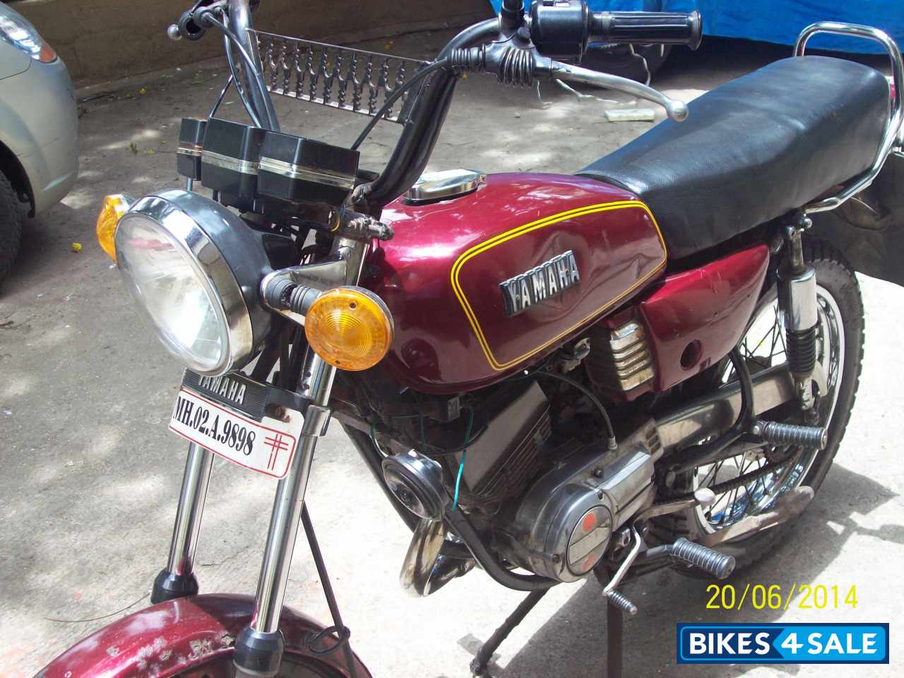 Used 1991 model Yamaha RX 100 for sale in Mumbai. ID 117203. Maroon ...