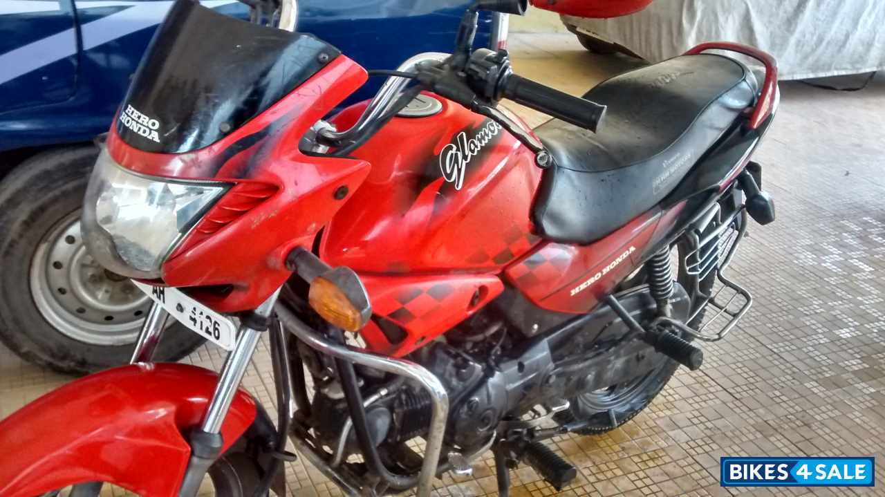 Used 2008 model Hero Glamour for sale in Chennai. ID 126342. Red colour - Bikes4Sale