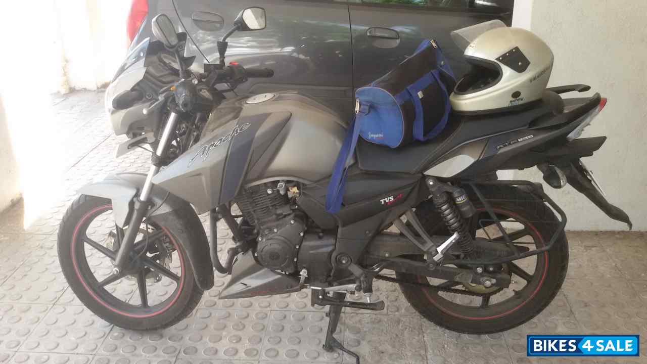 Used 2015 model TVS Apache RTR 160 for sale in Pune. ID 129642. Grey ...