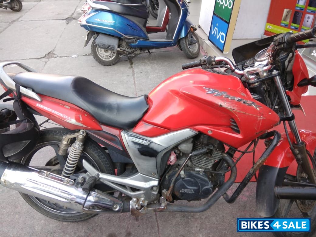 Used 2008 model Hero Hunk for sale in Dehradun. ID 196215. Red colour - Bikes4Sale