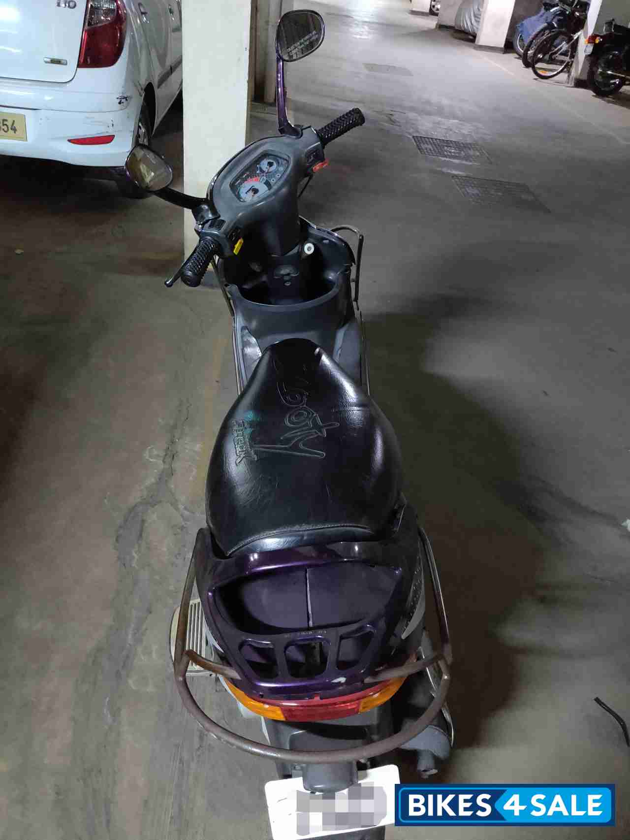 Used 2008 model TVS Scooty Pep for sale in Bangalore. ID 209687. Purple ...