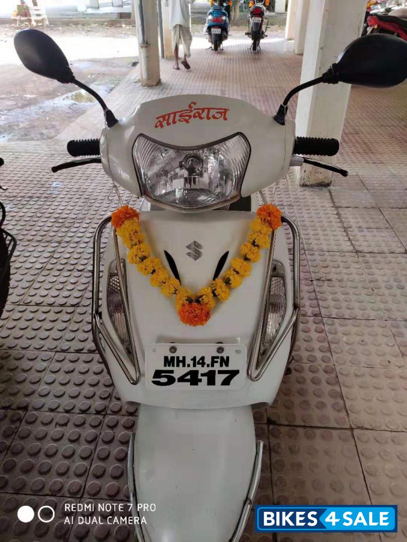 Used 2016 model Suzuki Access 125 for sale in Pune. ID 249183. White ...