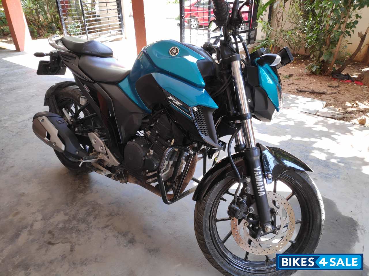 Used 2018 model Yamaha FZ25 for sale in Bangalore. ID 251122. Cyan Blue ...