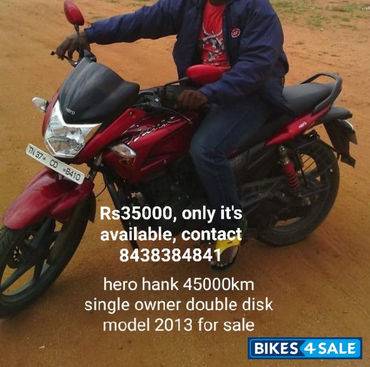 Used 2013 model Hero Hunk for sale in Coimbatore. ID 264707 - Bikes4Sale