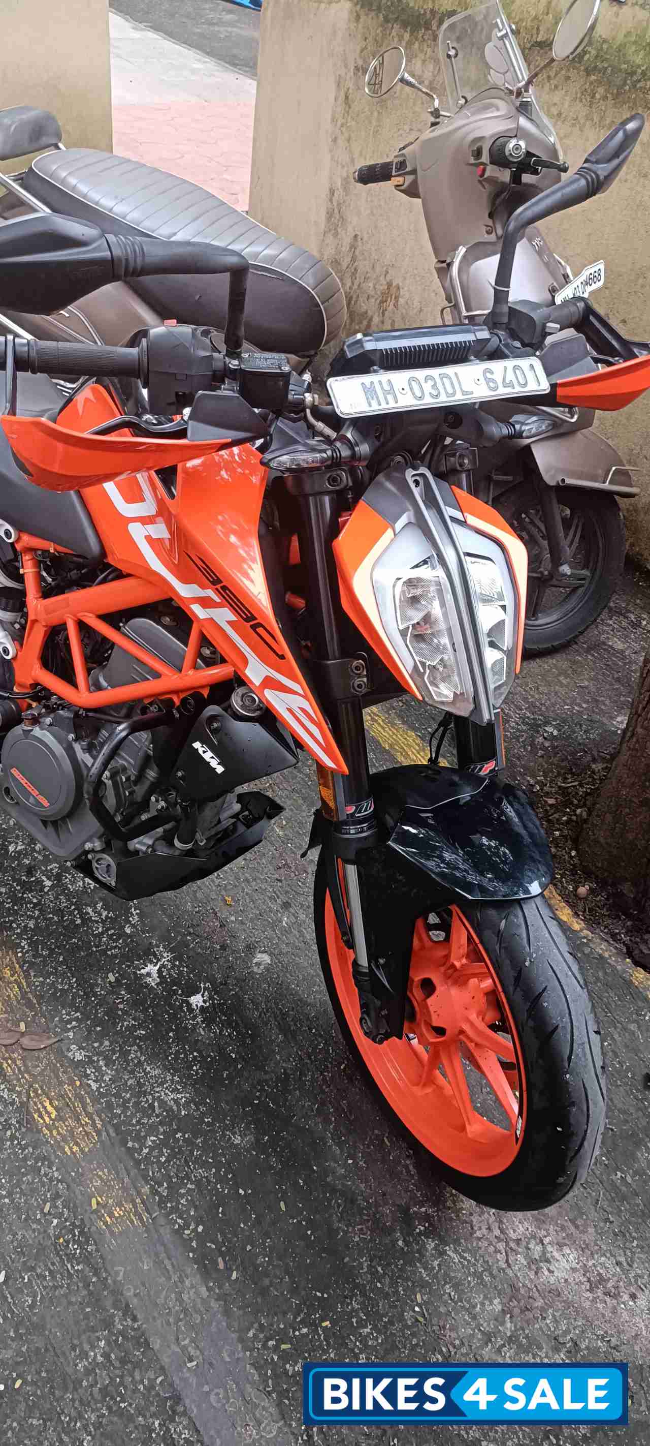Orange KTM Duke 390 Picture 1. Bike ID 499308. Bike located in Mumbai ...