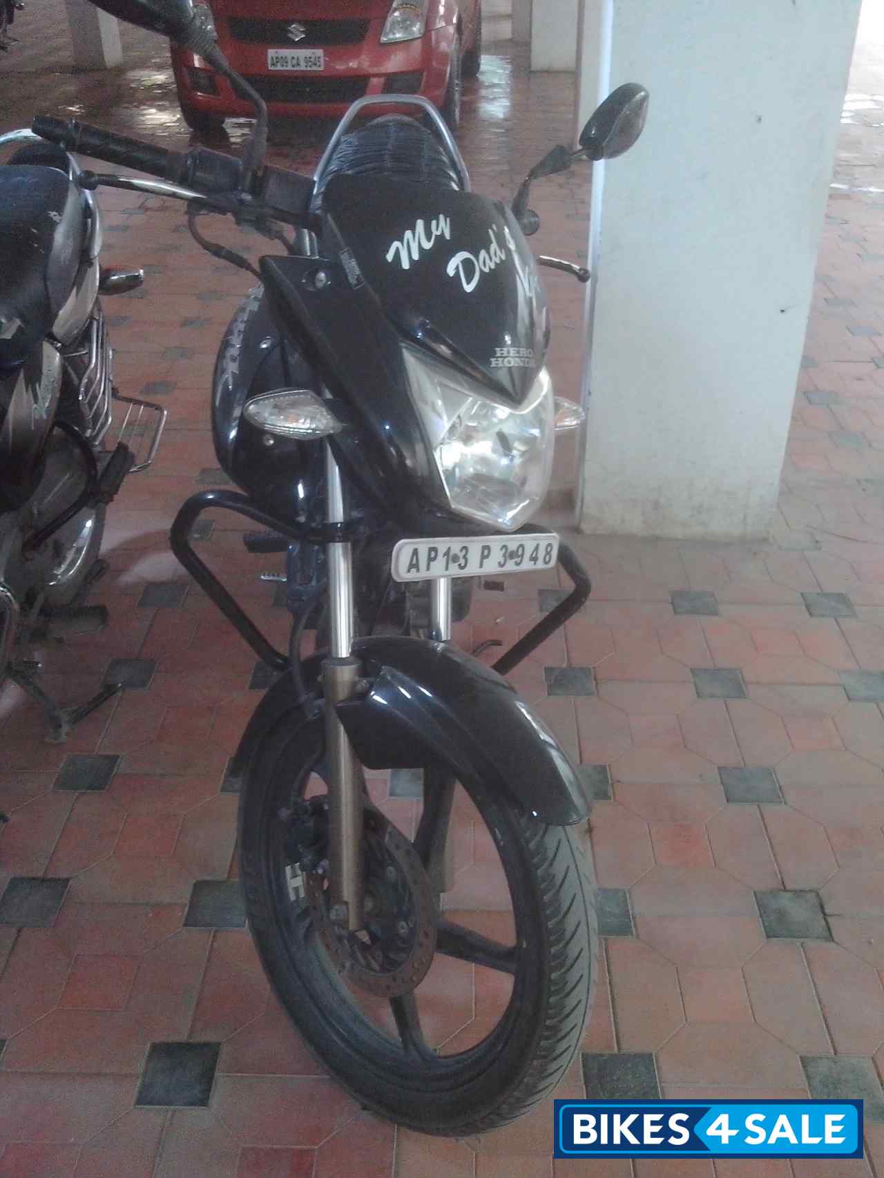 Used 2008 model Hero Hunk for sale in Hyderabad. ID 106842. Black colour - Bikes4Sale