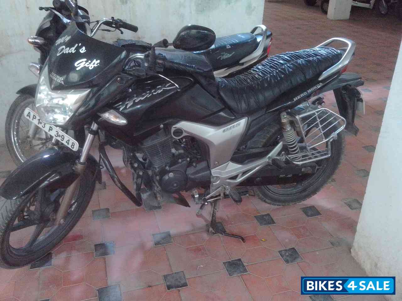 Used 2008 model Hero Hunk for sale in Hyderabad. ID 106842. Black colour - Bikes4Sale