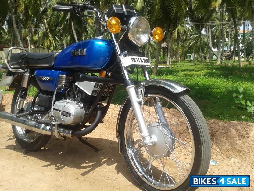 Used 1998 model Yamaha RX 135 for sale in Madurai. ID 107321. Blue colour - Bikes4Sale
