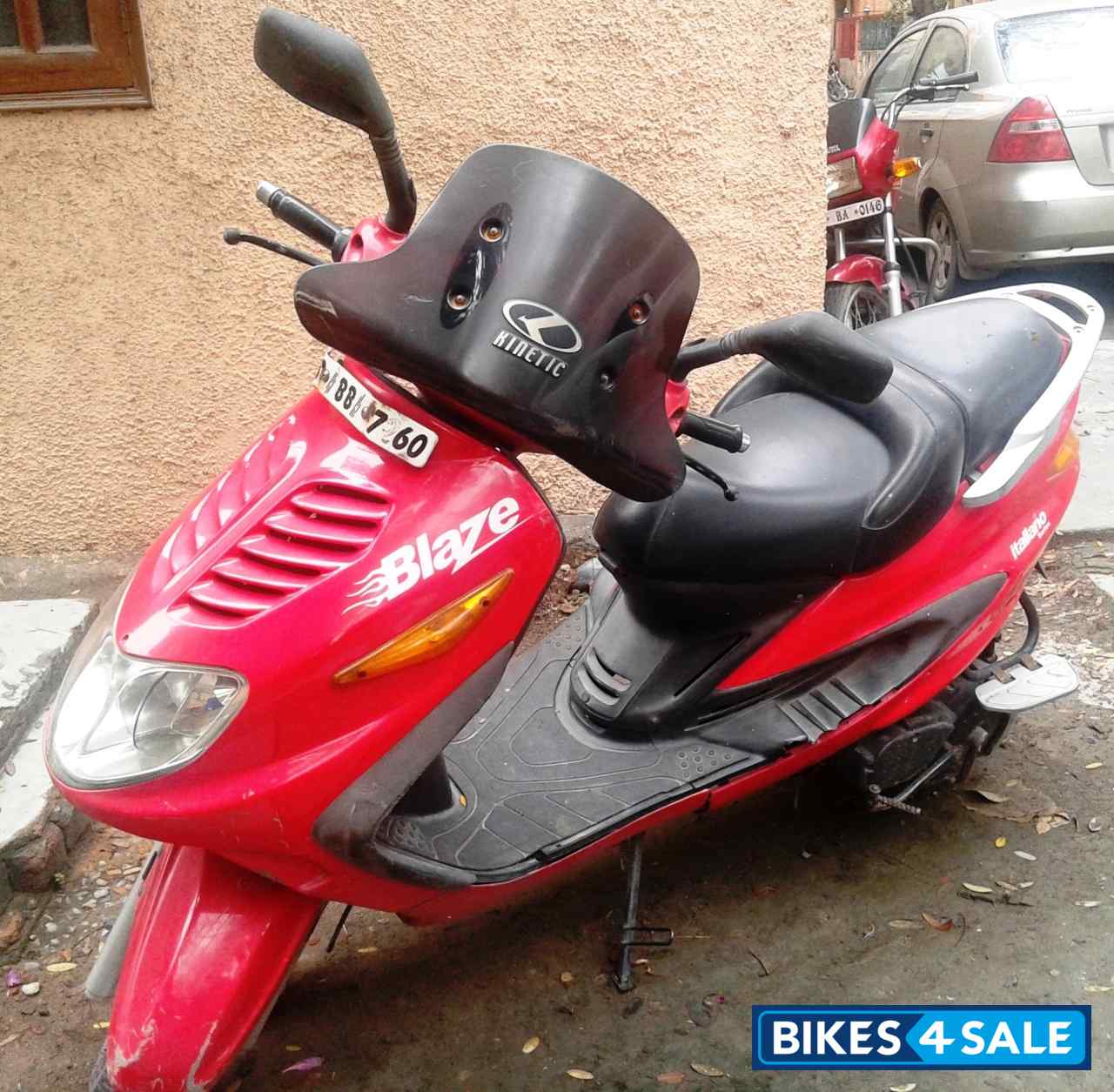 Used 2008 model Kinetic Blaze for sale in New Delhi. ID 113834. Red ...