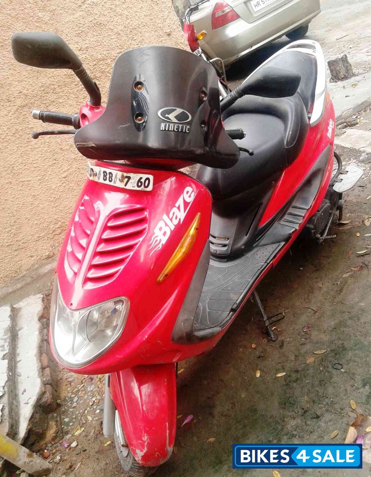 Used 2008 model Kinetic Blaze for sale in New Delhi. ID 113834. Red ...