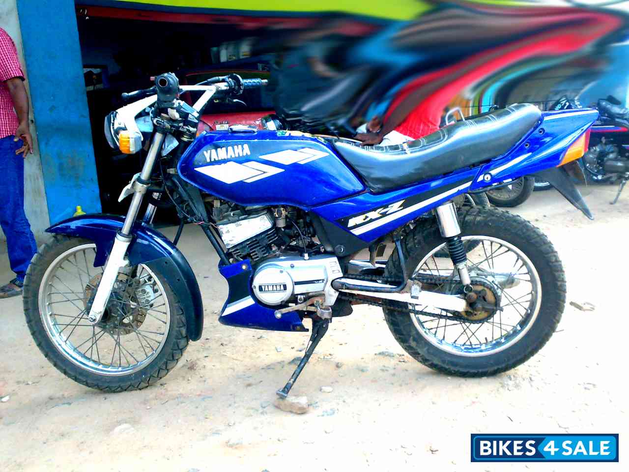 Used 2002 model Yamaha RXZ for sale in Alappuzha. ID 22270. Blue colour - Bikes4Sale