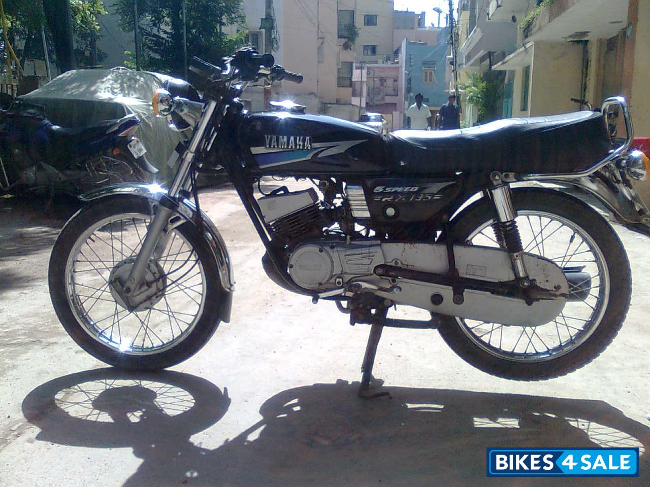 Used 2000 model Yamaha RX 135 for sale in Hyderabad. ID 34739. Black colour - Bikes4Sale