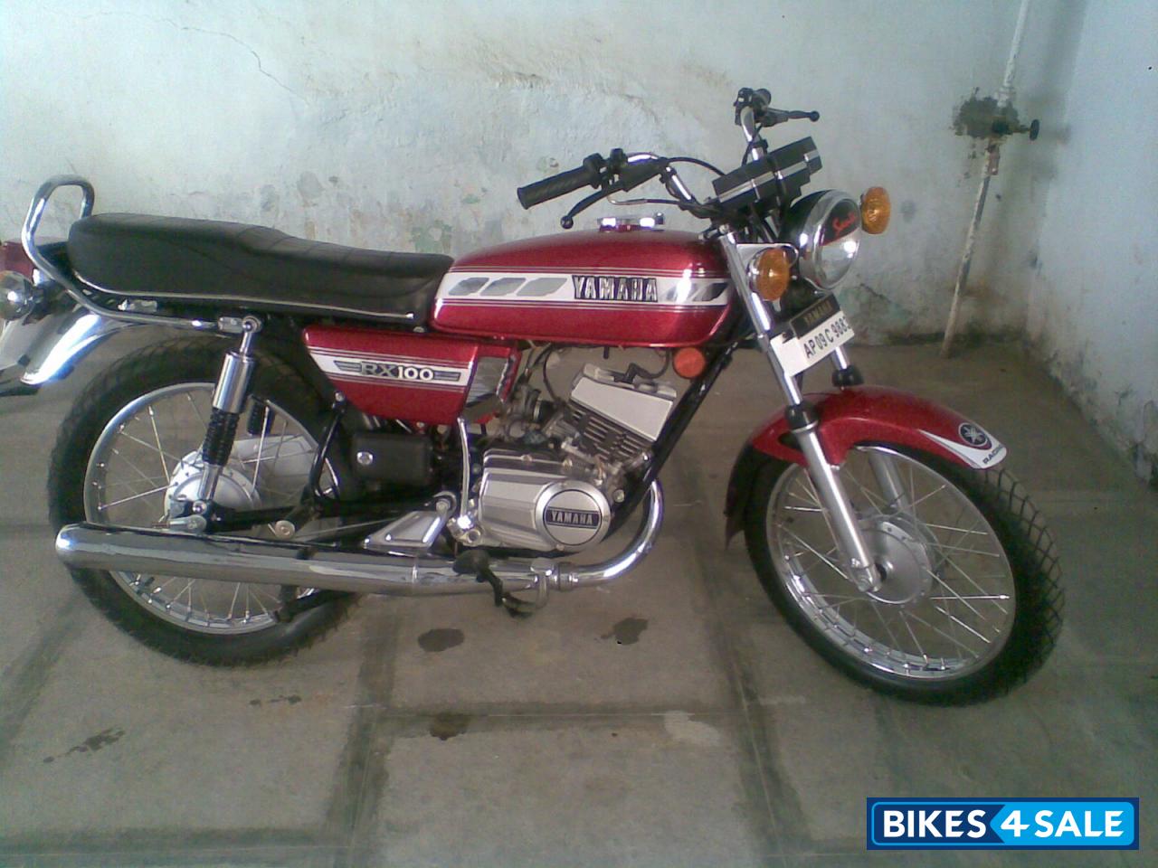 Used 1991 model Yamaha RX 100 for sale in Hyderabad. ID 43671. Red ...