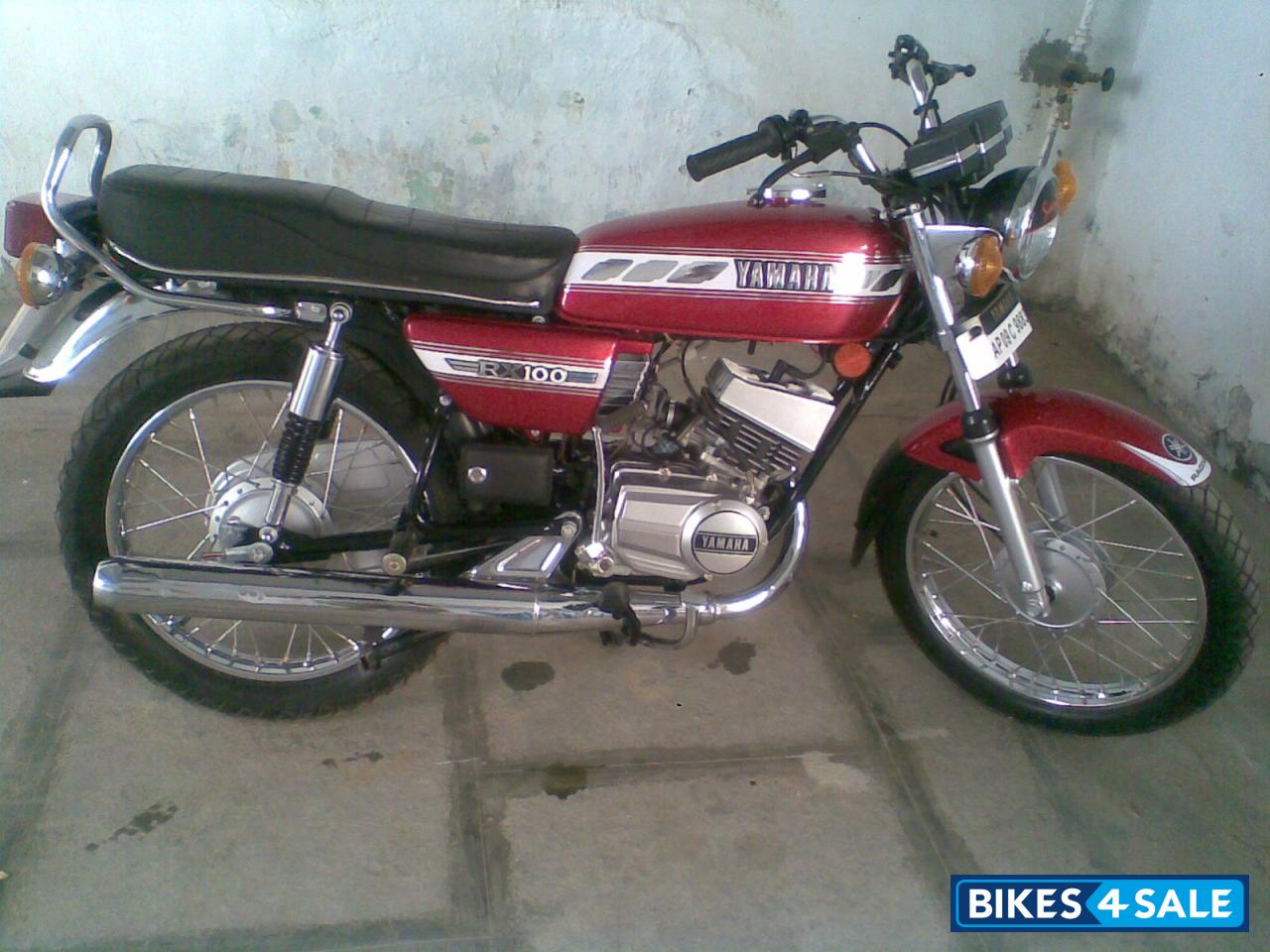 Used 1991 model Yamaha RX 100 for sale in Hyderabad. ID 43671. Red ...