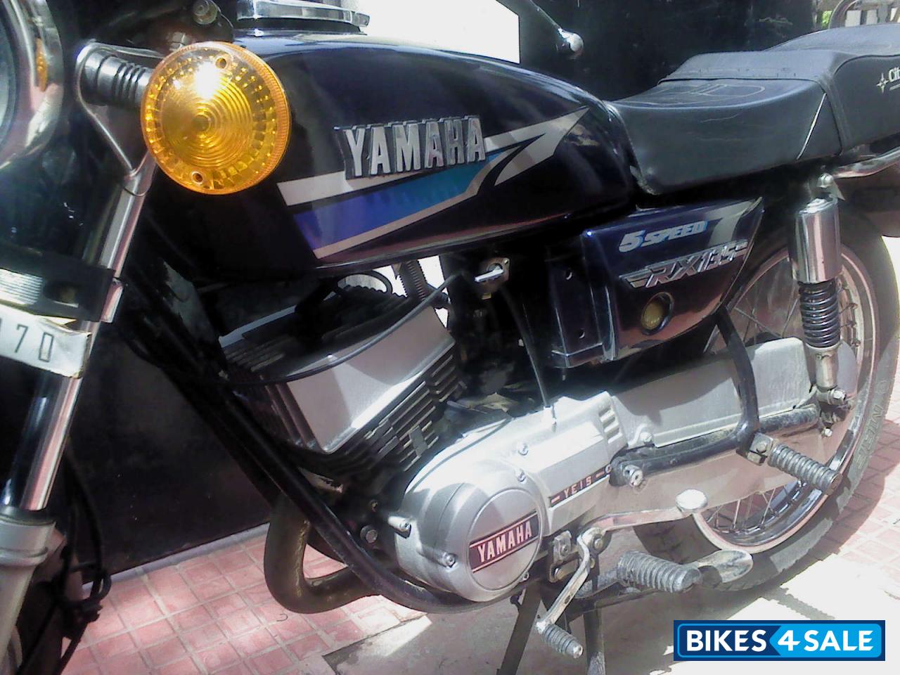 Used 2000 model Yamaha RX 135 for sale in Chennai. ID 54473. Bluish Black colour - Bikes4Sale