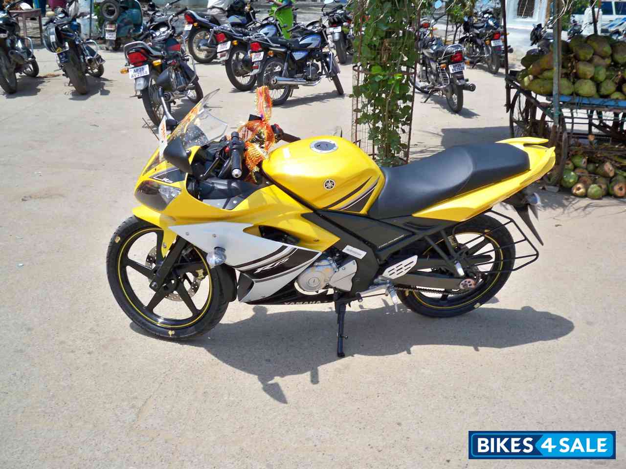 Used Yamaha YZF R15 for sale in Hyderabad. ID 62294. Yellow colour ...