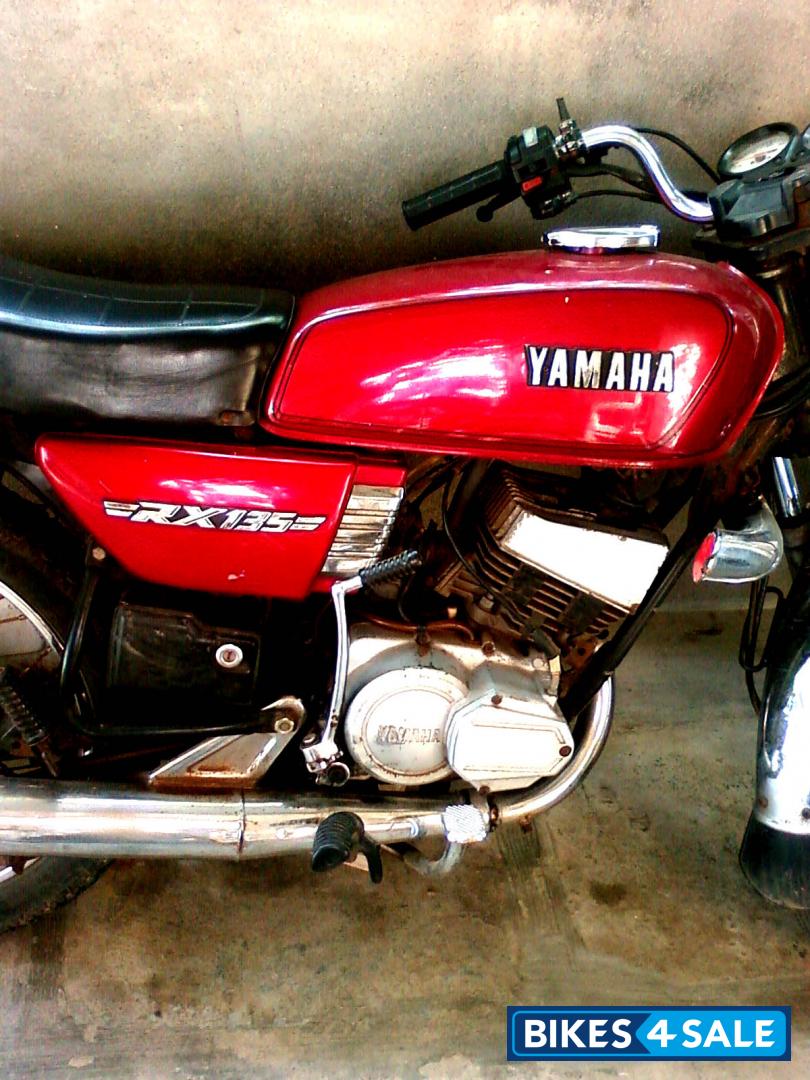 Used 2004 model Yamaha RX 135 for sale in Guntur. ID 63755. Red colour - Bikes4Sale