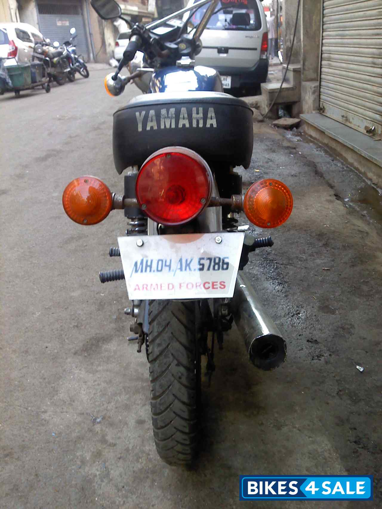 Used 1998 model Yamaha RX 135 for sale in Panaji. ID 73564. Blue colour - Bikes4Sale