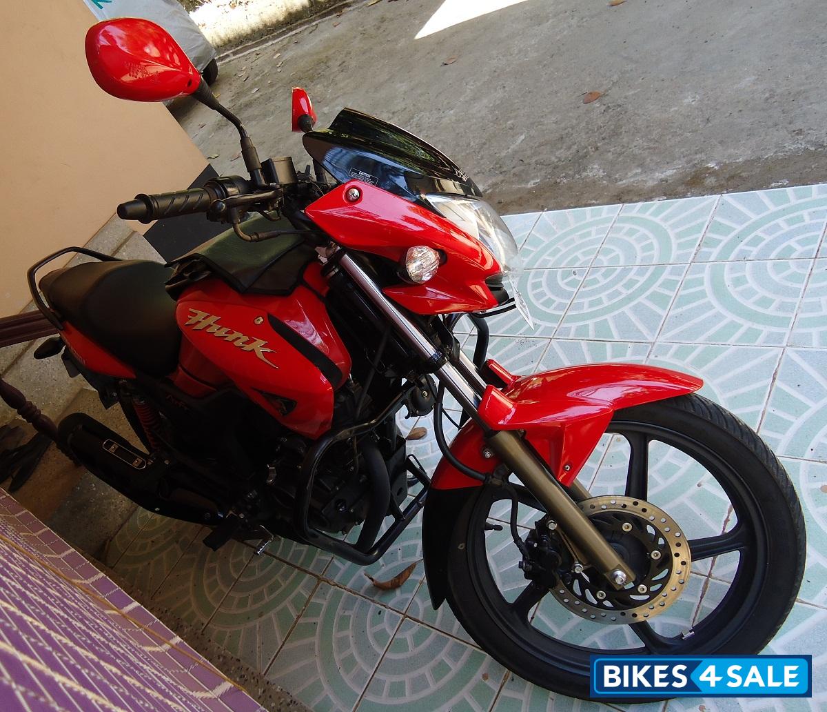 Used 2010 model Hero Hunk for sale in Malappuram. ID 83775. Sports Red colour - Bikes4Sale
