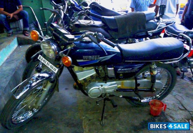 Used 2001 model Yamaha RX 135 for sale in Bangalore. ID 92722. Bottle Green colour - Bikes4Sale