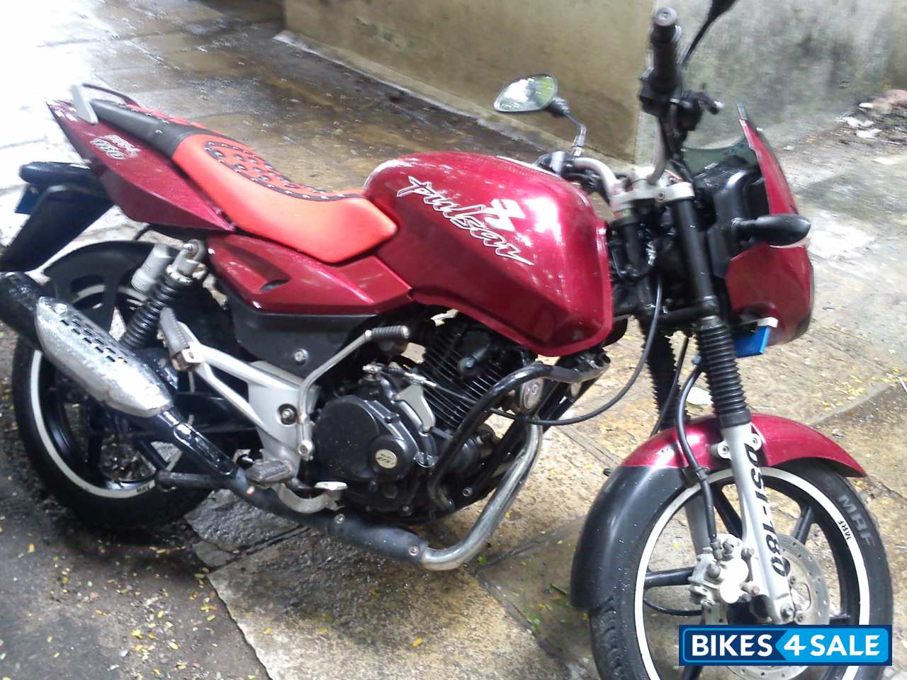 Used 2008 model Bajaj Pulsar 180 DTSi for sale in Mumbai. ID 98086. Red ...
