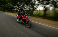 Bajaj Pulsar F250 Motorcycle Picture Gallery. Racing Red - Bikes4Sale