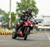 Bajaj Pulsar F250 Motorcycle Picture Gallery. Racing Red - Bikes4Sale