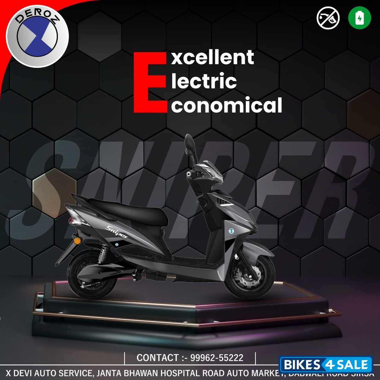 Deroz Sniper price, specs, mileage, colours, photos and reviews ...