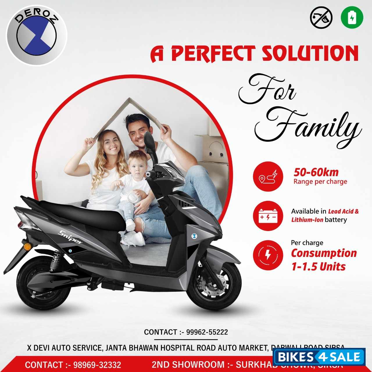 Deroz Sniper price, specs, mileage, colours, photos and reviews ...