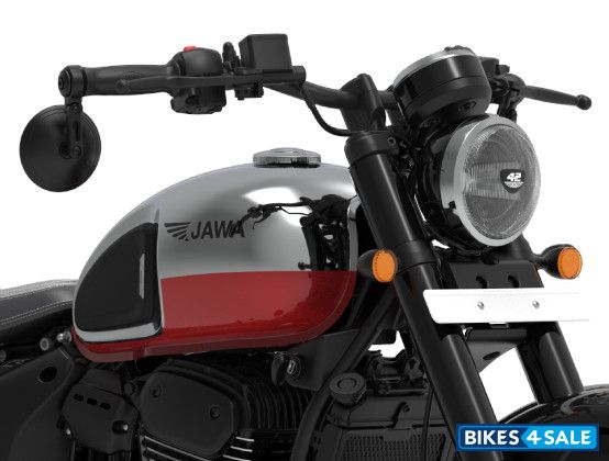 Jawa 42 Bobber Red Sheen price, specs, mileage, colours, photos and ...