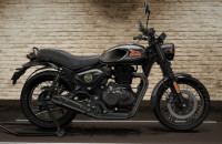 Royal Enfield Hunter 350 Retro Motorcycle Picture Gallery. Factory Black - Bikes4Sale