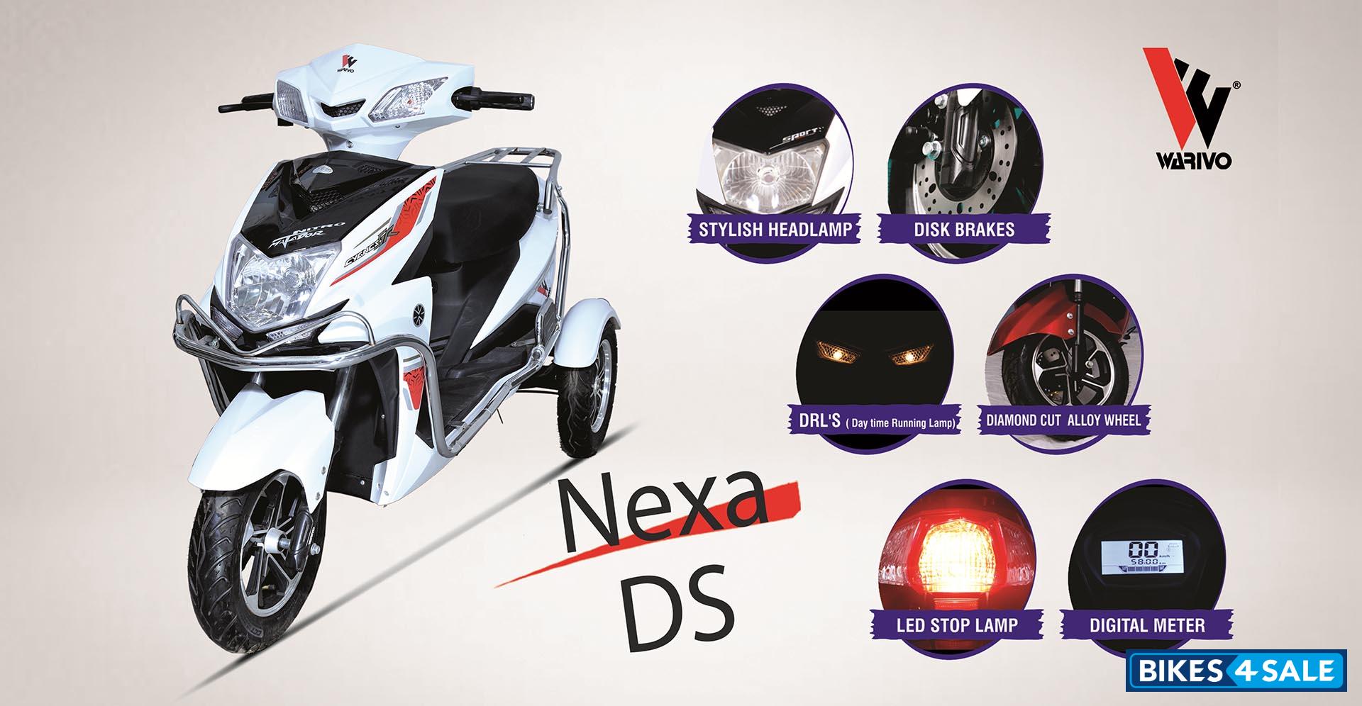 Warivo Nexa DS price, specs, mileage, colours, photos and reviews - Bikes4Sale