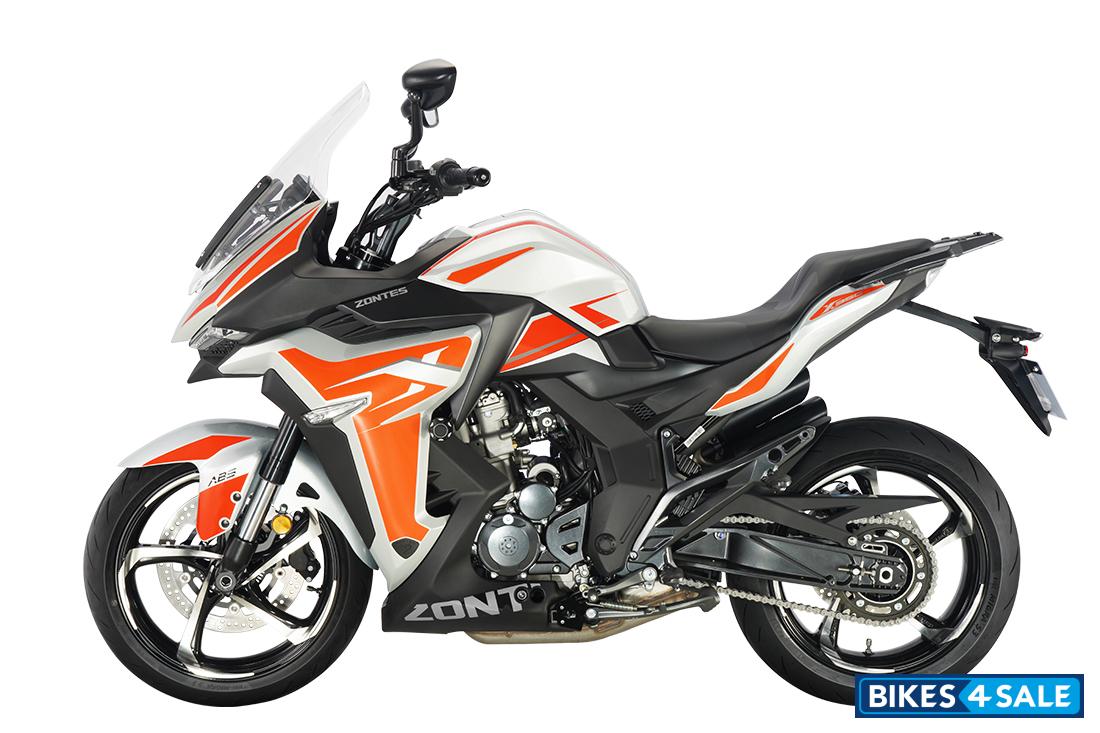 Zontes 350X Motorcycle Picture Gallery. Silver & Orange - Bikes4Sale
